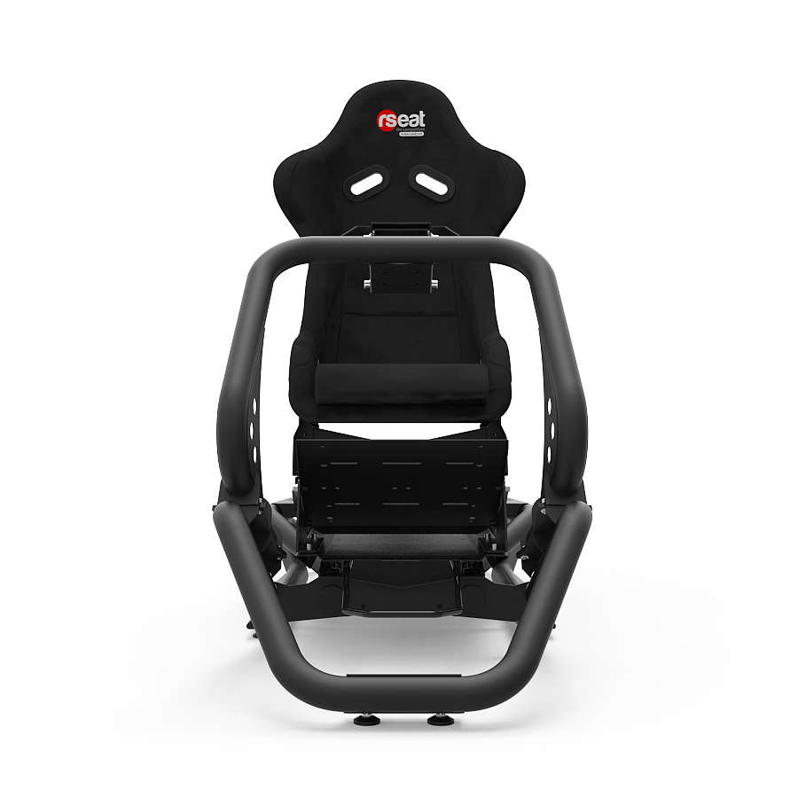 Rseat N1 Alcantara Seat / Black Frame Racing Simulator Cockpit