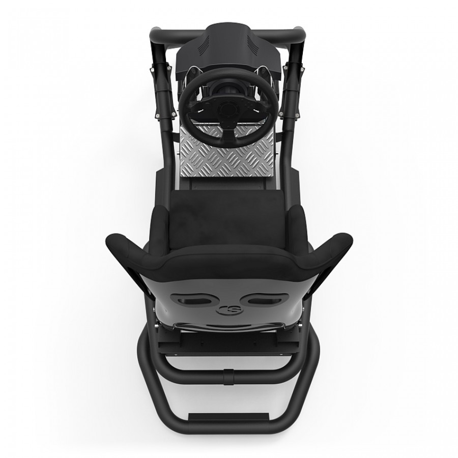 Rseat N1 Alcantara Seat / Black Frame Racing Simulator Cockpit