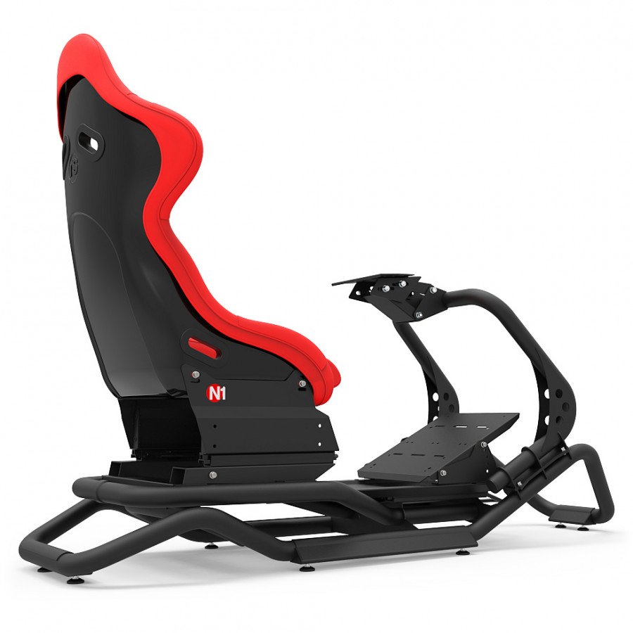 Rseat N1 Red Seat / Black Frame Racing Simulator Cockpit