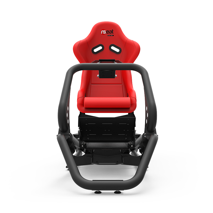 Rseat N1 Red Seat / Black Frame Racing Simulator Cockpit