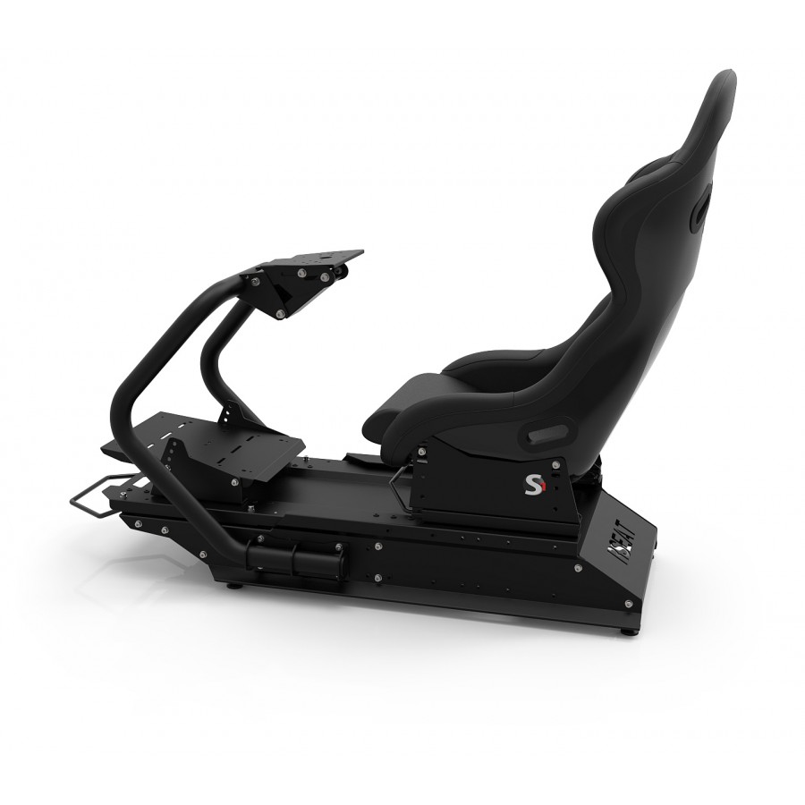 Rseat S1 Black Seat / Black Frame Racing Simulator Cockpit